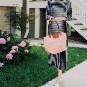 1901 | Dresses | 91 Striped Midi Dress | Poshmark